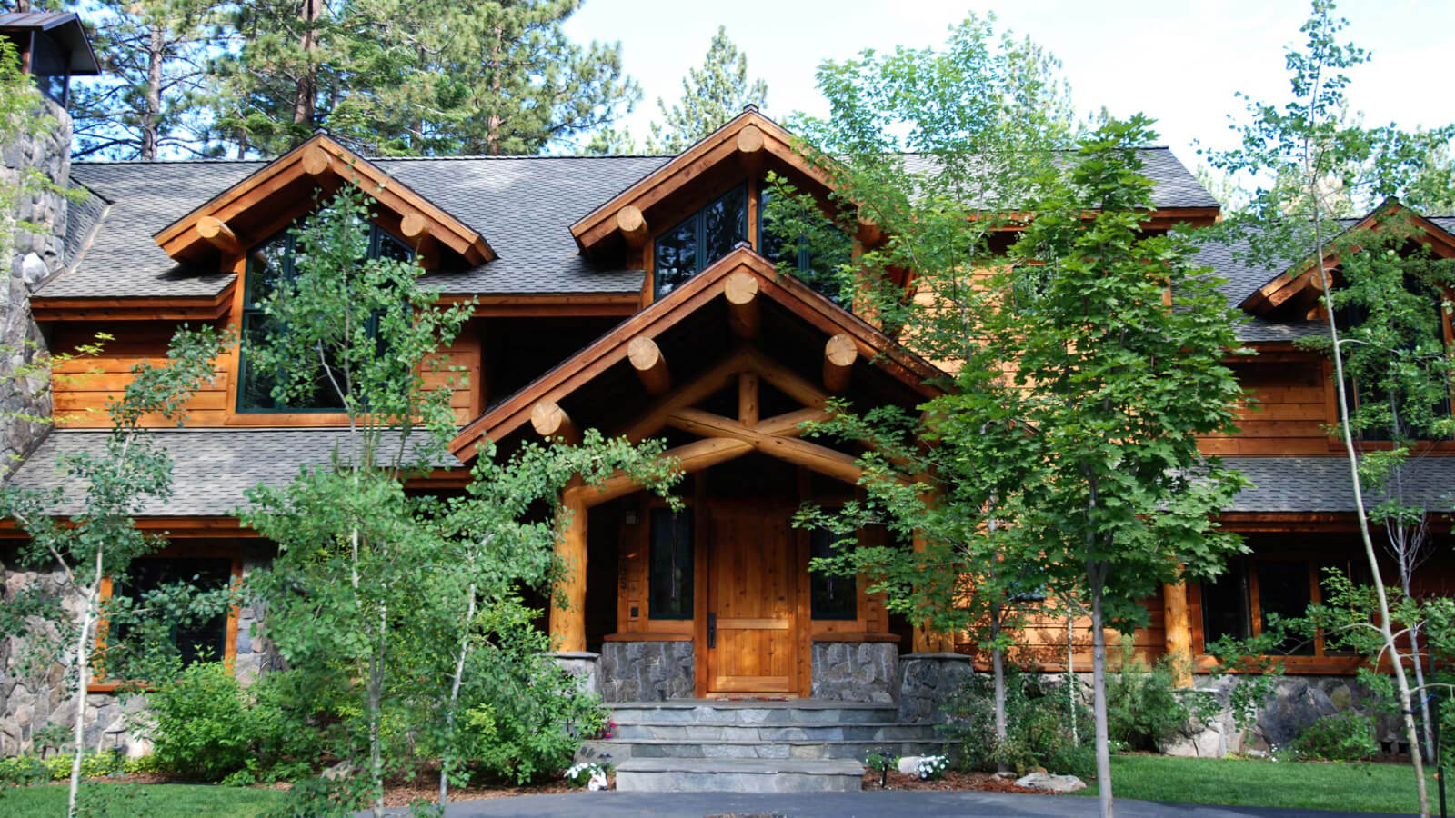 Rustic Log Accent Cabin Mountain Architects Hendricks Architecture